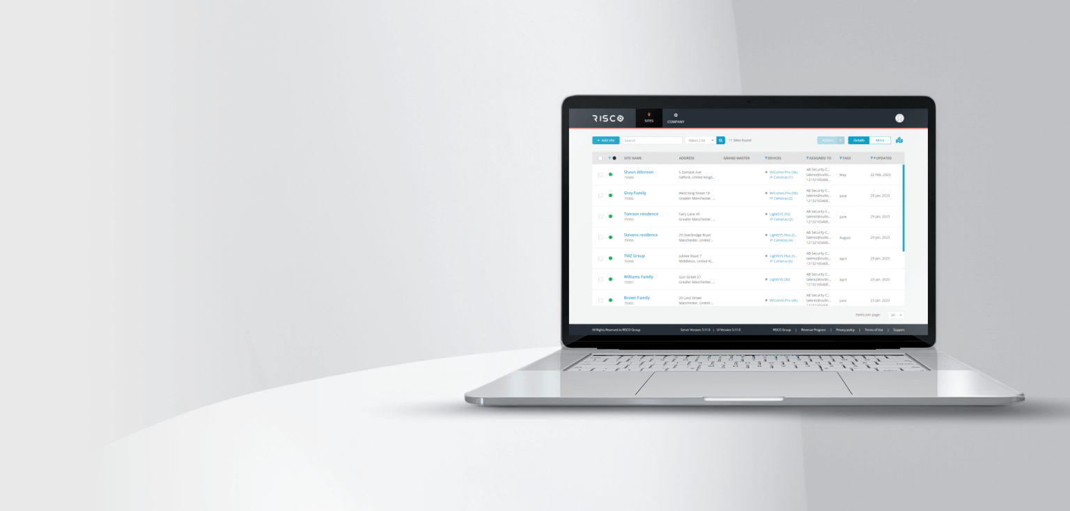 RISCO Cloud Installateur - RISCO Marketing